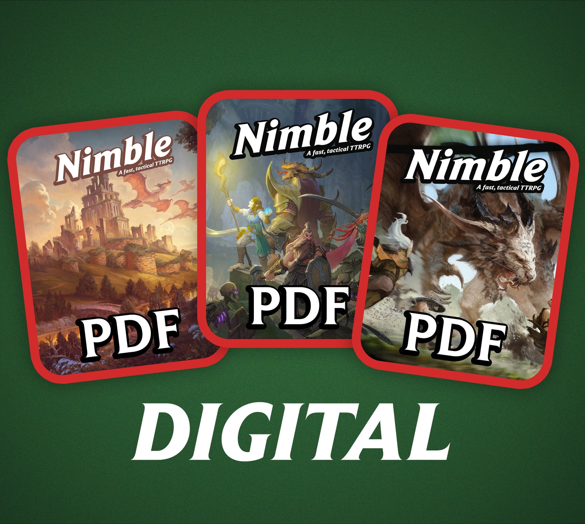 Nimble Digital PDFs – Wolf Den Gaming